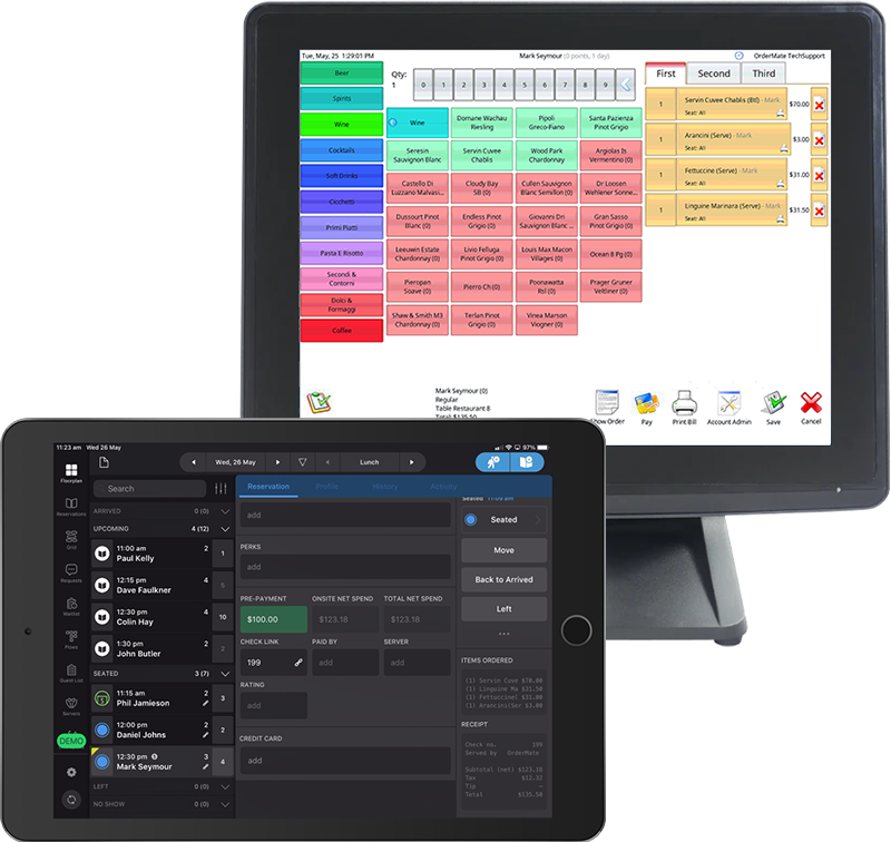 SevenRooms - Reservations, Waitlists & Walk ins | POS Integration | OrderMate